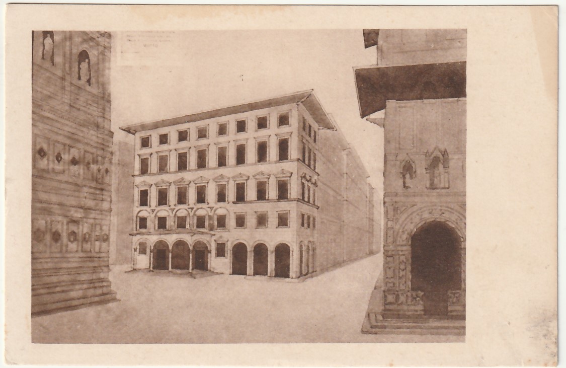 Firenze - Concorso Per La Facciata Della Sede Della Confr. Misericordia -70925-