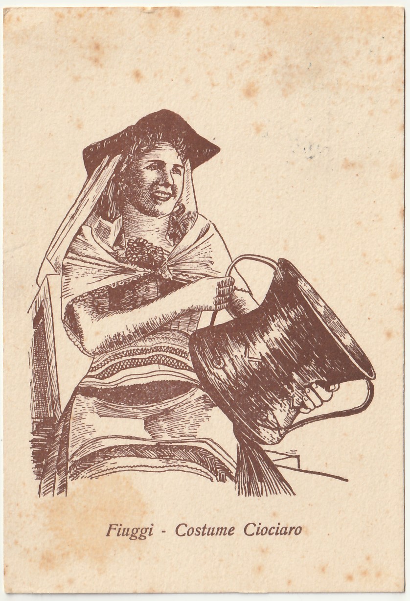 Fiuggi - Frosinone - Costume Ciociaro - Viagg. 1953 -70948-