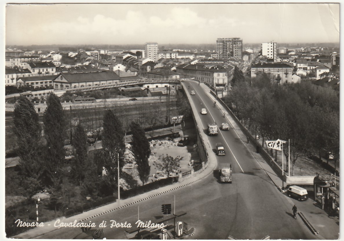 Novara - Cavalcavia Di Porta Milano - Viagg. 1963 -70998-