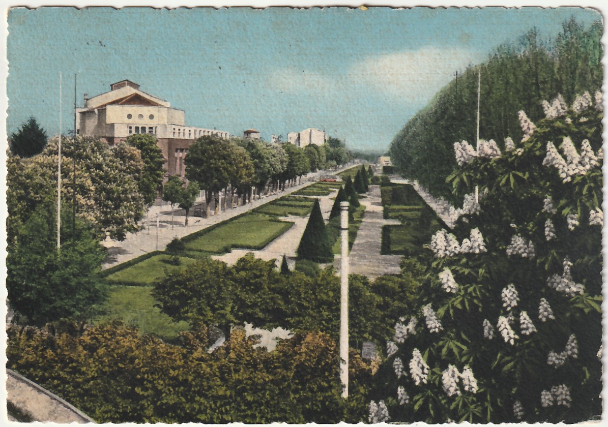 Lodi - Giardini Pubblici - Viagg. 1957 -71010-