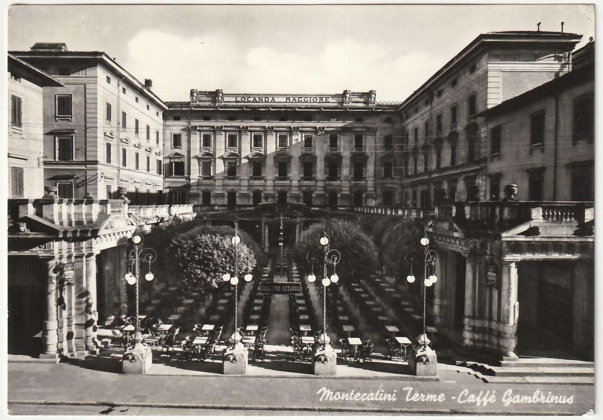 Montecatini Terme - Pistoia - Caffe' Gambrinus - Viagg. 1961 -71264-