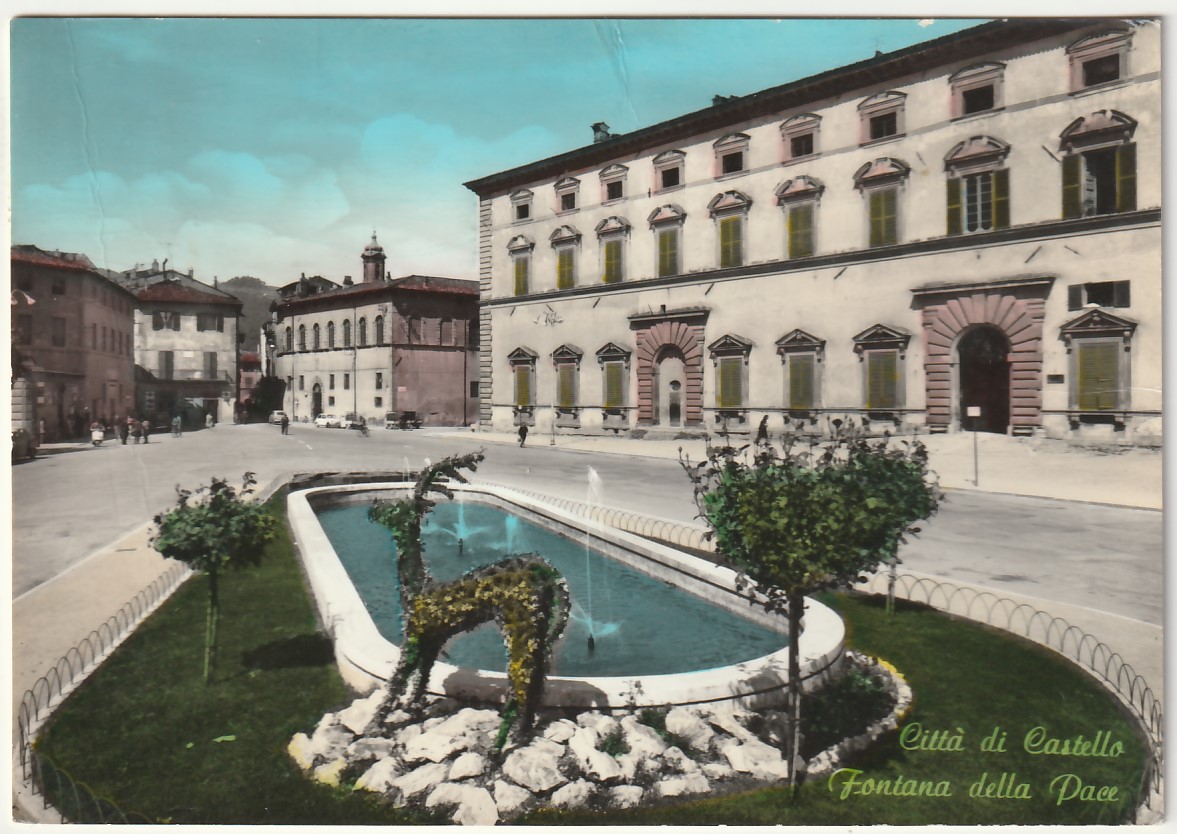 Citta' Di Castello - Perugia - Fontana Della Pace - Viagg. -71411-