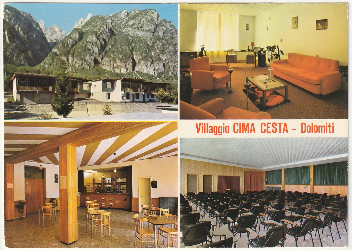 Auronzo - Belluno - Villaggio Alpino Cima Cesta - Viagg. 1975 -71444-