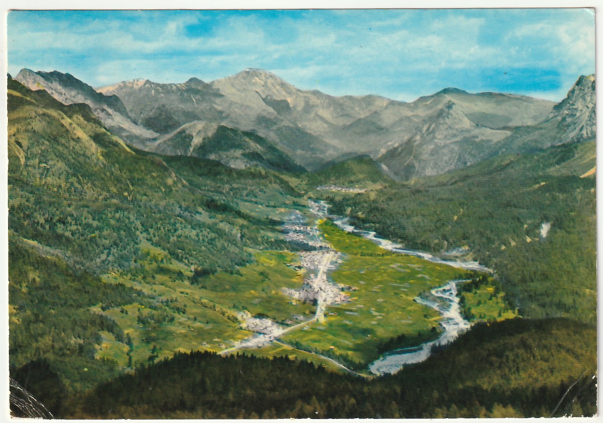 Sappada - Cadore - Belluno - Panorama Dal Passo Digola - Viagg. 1970 -71474-