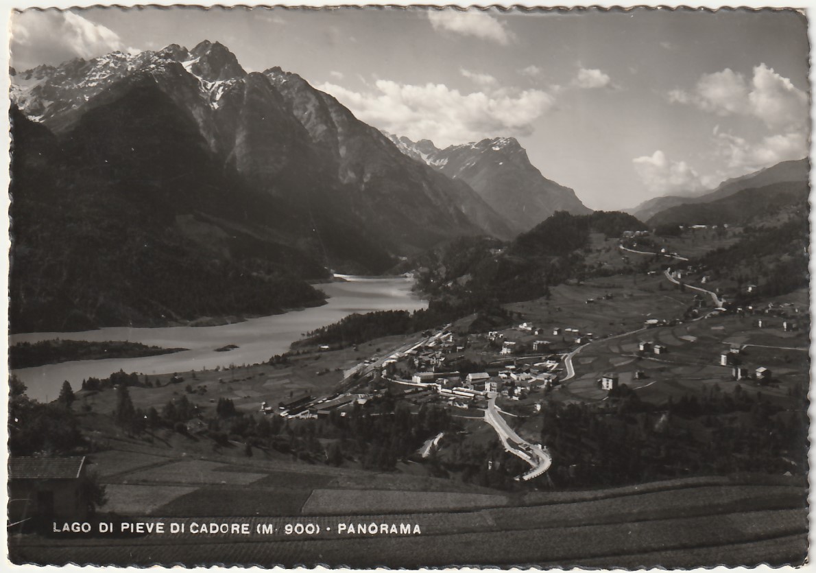 Lago Di Pieve Di Cadore - Belluno - Panorama - Viagg. 1951 -71493-