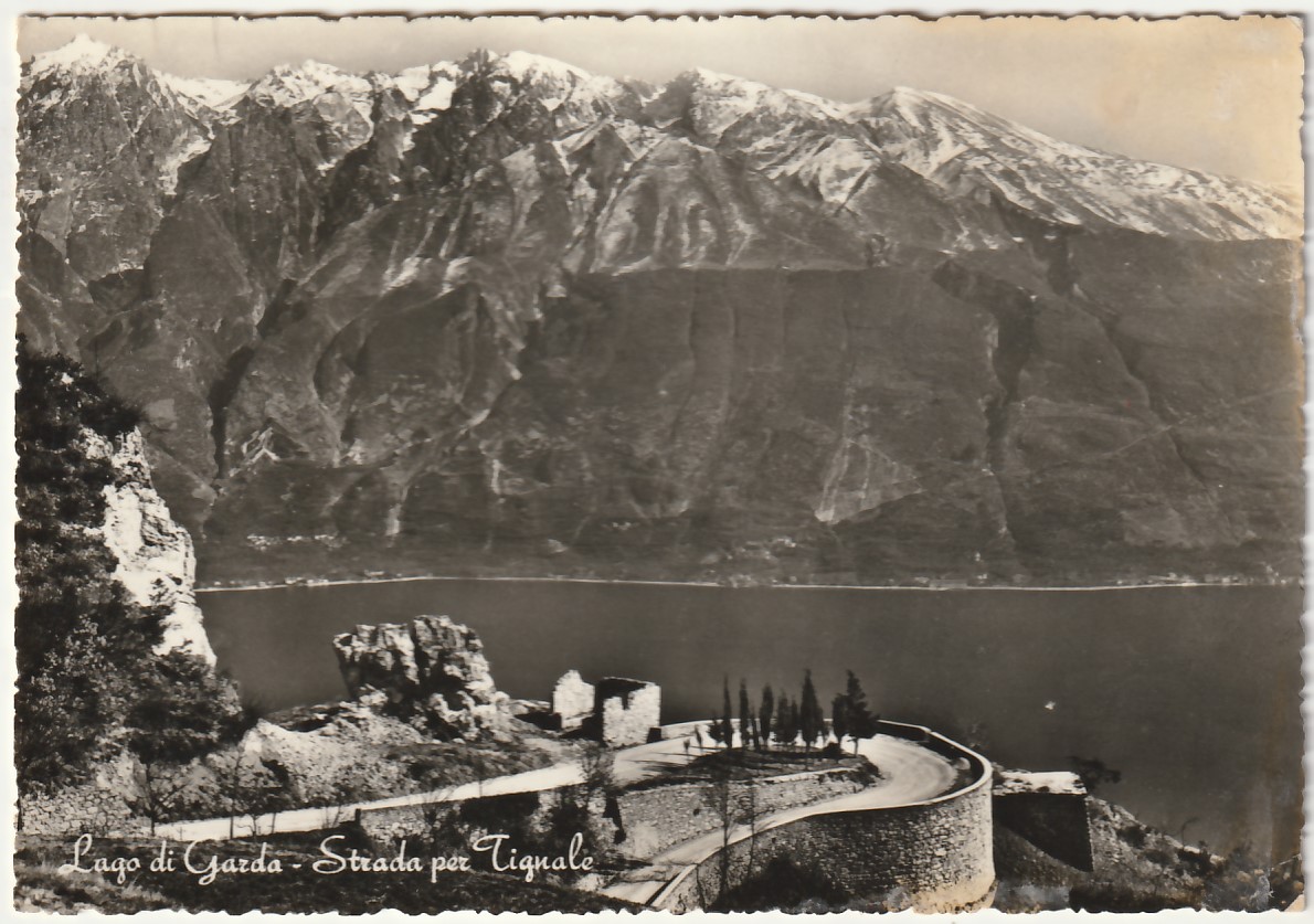 Strada Per Tignale - Brescia - Viagg. 1956 -71571-