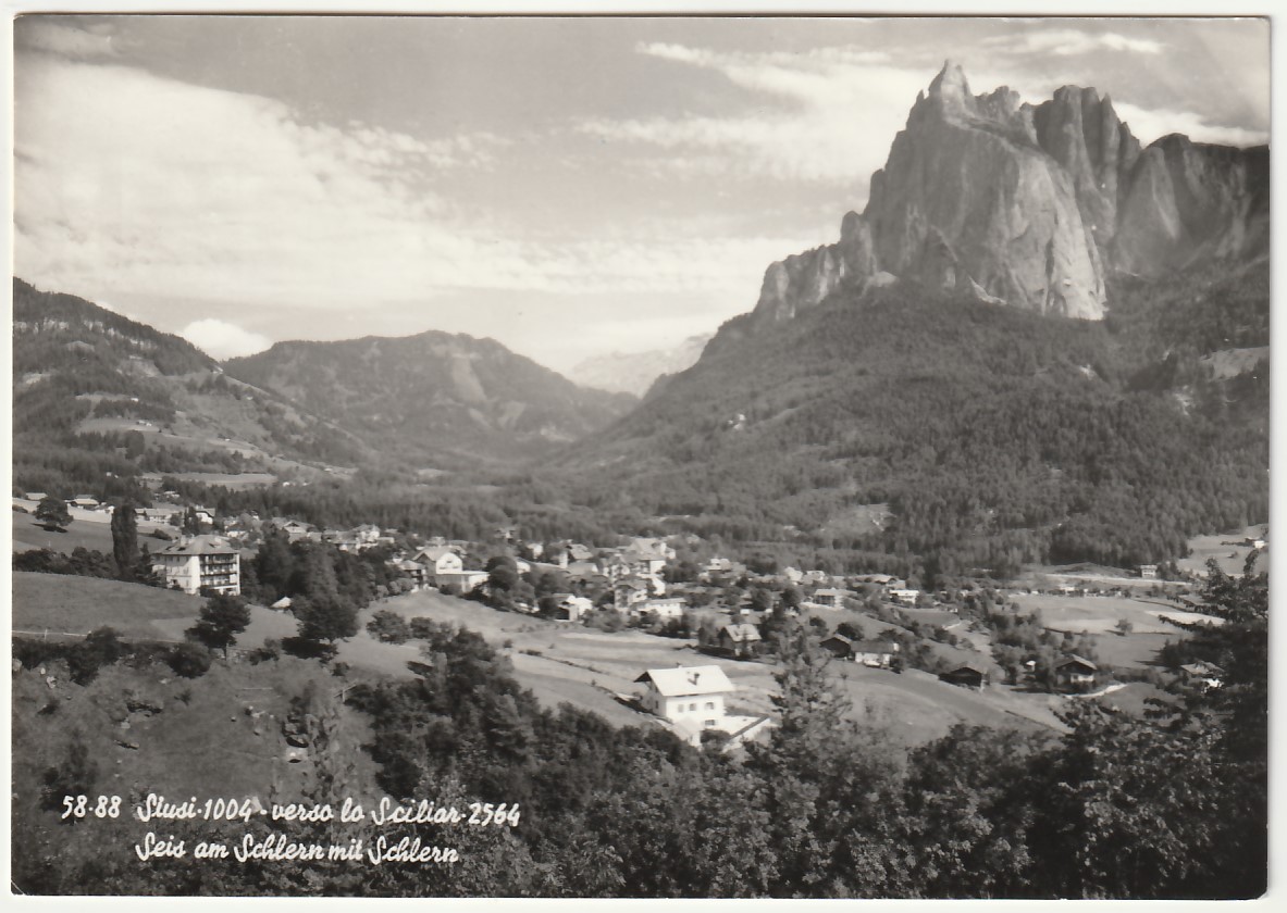 Siusi Verso Lo Sciliar - Bolzano - Viagg. 1963 -73812-