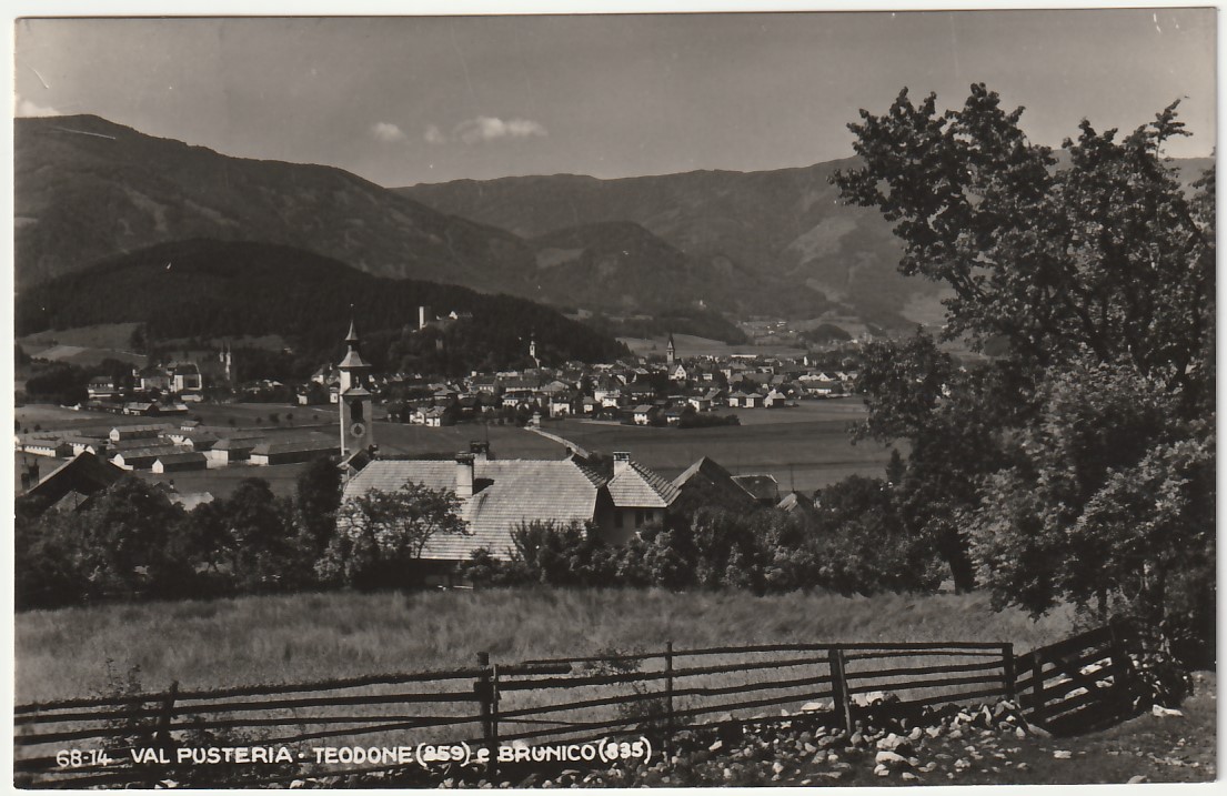 Teodone E Brunico - Val Pusteria - Bolzano - Viagg. 1951 -74054-