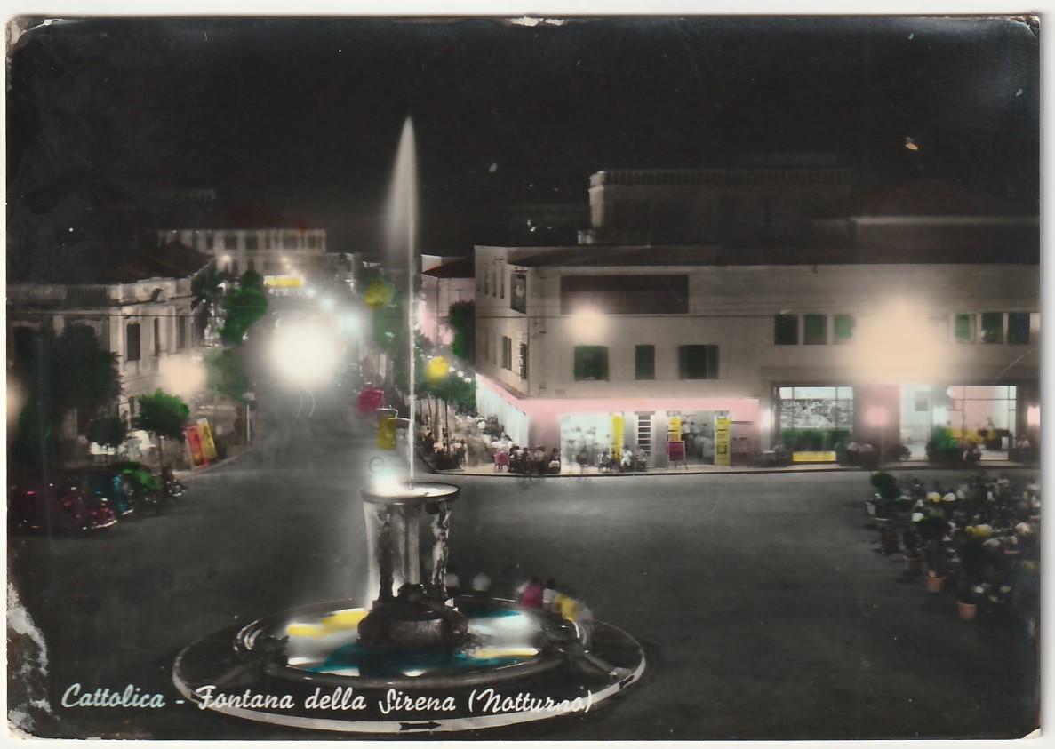 Cattolica - Rimini - Fontana Della Sirena - Notturno -74693-