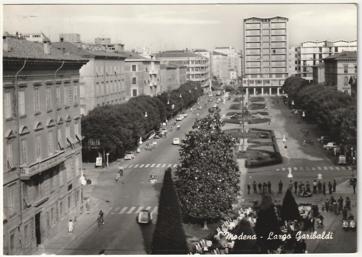 Modena - Largo Garibaldi - Viagg. 1962 -75600-