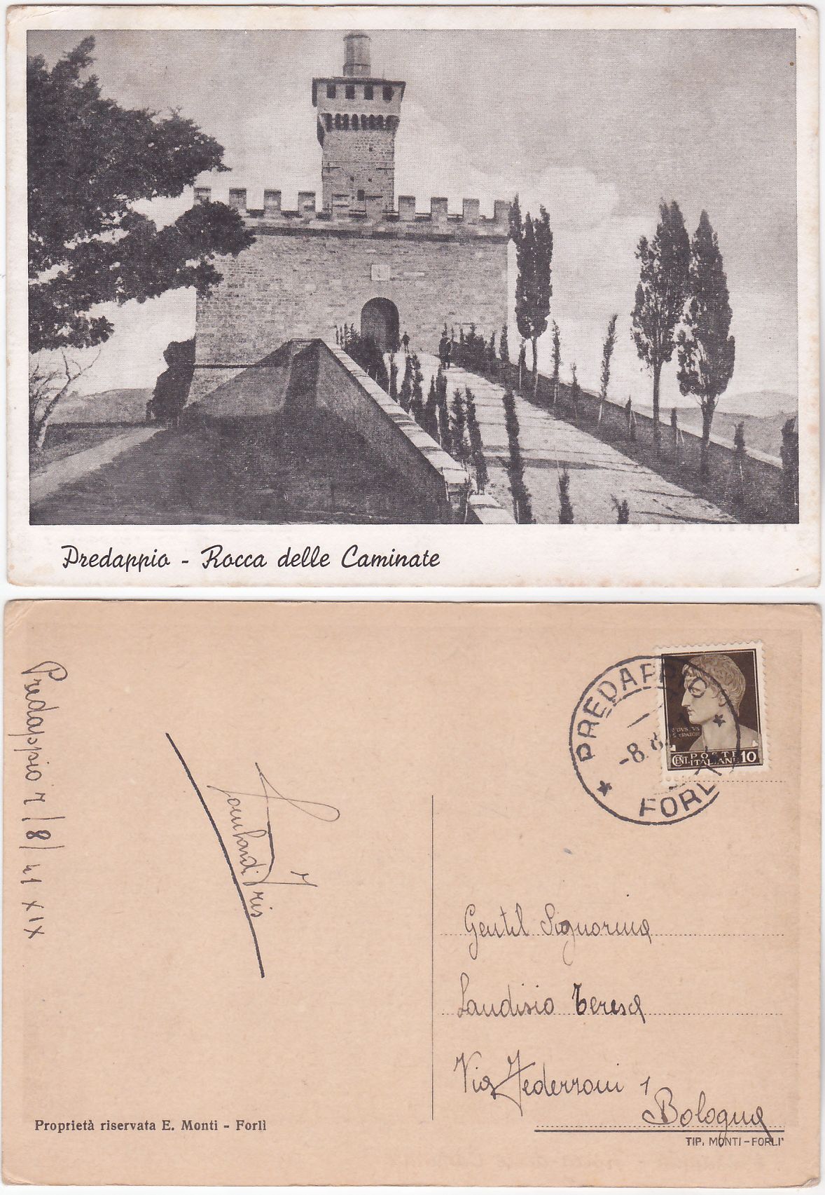 Predappio - Forli' - Rocca Delle Caminate - Viagg. 1941 -86819-