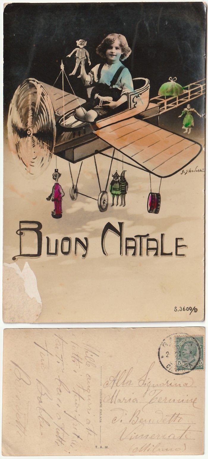 Augurali - Buon Natale - Surrealismo - Surrealism - Bambino - Viagg. -88931-