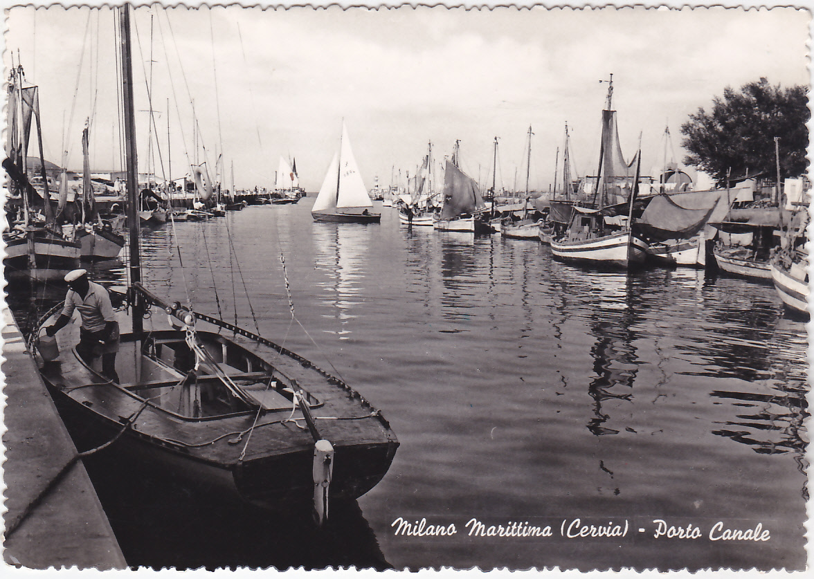 Milano Marittima - Cervia - Ravenna - Porto Canale - Viagg. 1960 -87151-