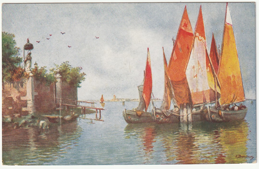 Venezia - Laguna - Bragozzi - Illustratore -88024-