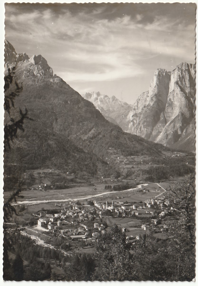Agordo - Belluno - Panorama Col M. S. Lucano - Viagg. 1951 -88792-