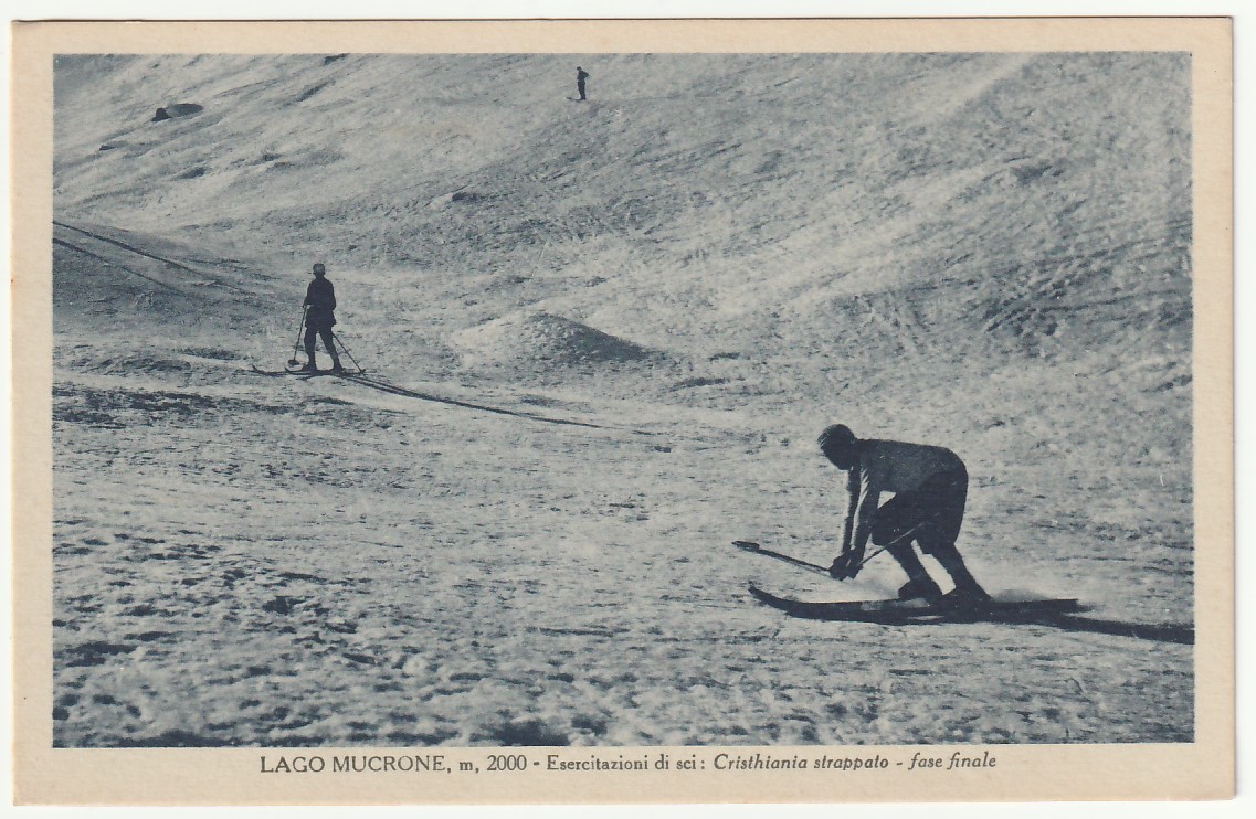 Lago Mucrone - Biella - Esercitazioni Di Sci: Cristhiania Strappato -89233-