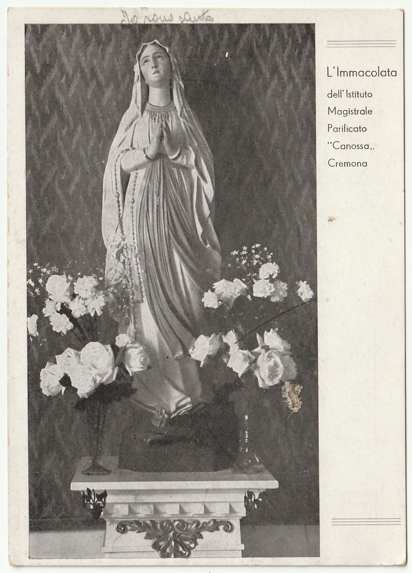 Cremona - Istituto Magistrale Canossa - L'immacolata -91047-