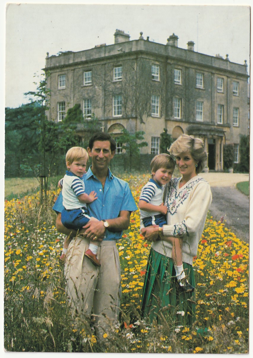 Prince And Princess Of Wales With Prince William And Harry At Highgrove -91077