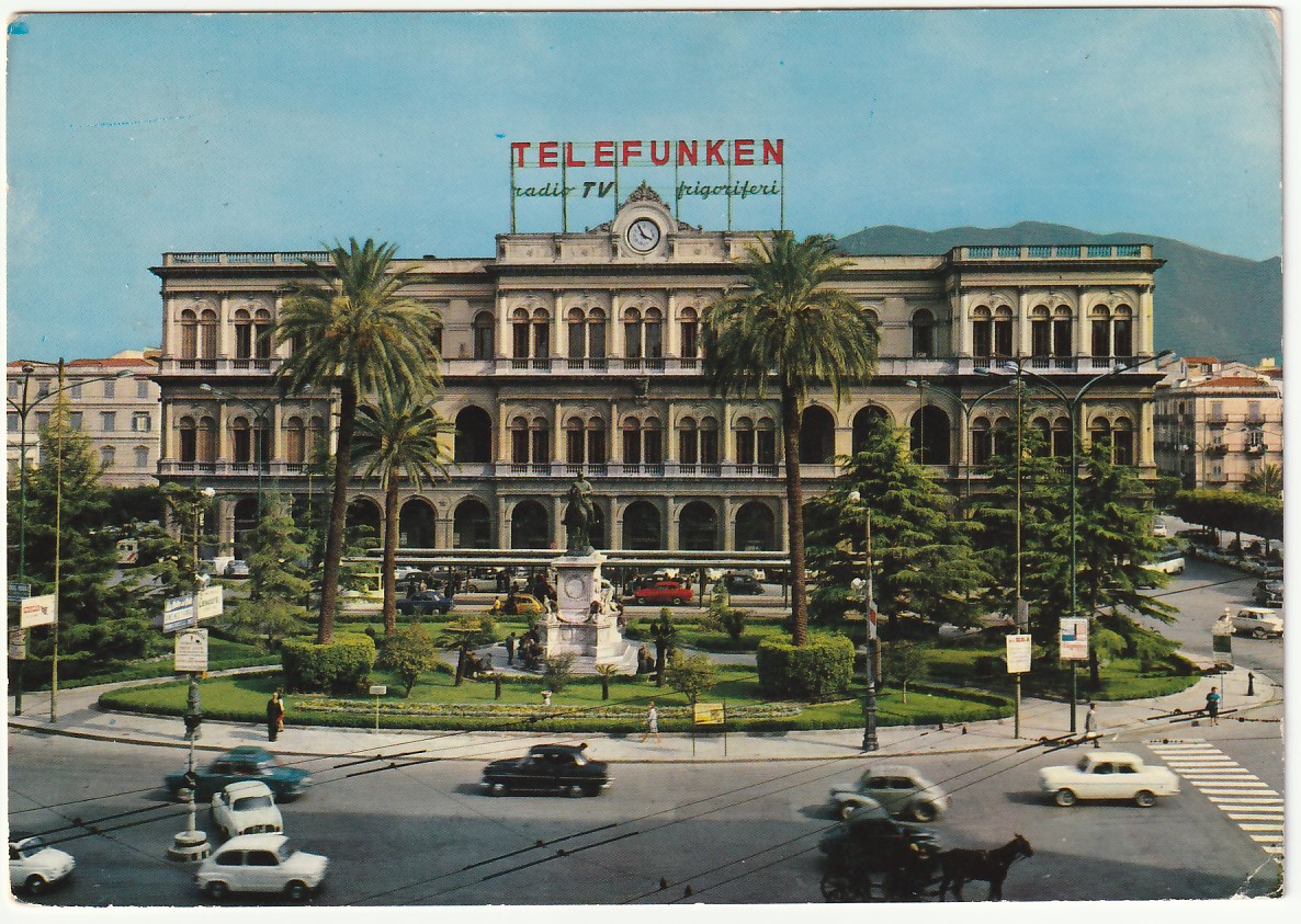Palermo - Piazza Giulio Cesare E Stazione Centrale - Viagg. -91087-