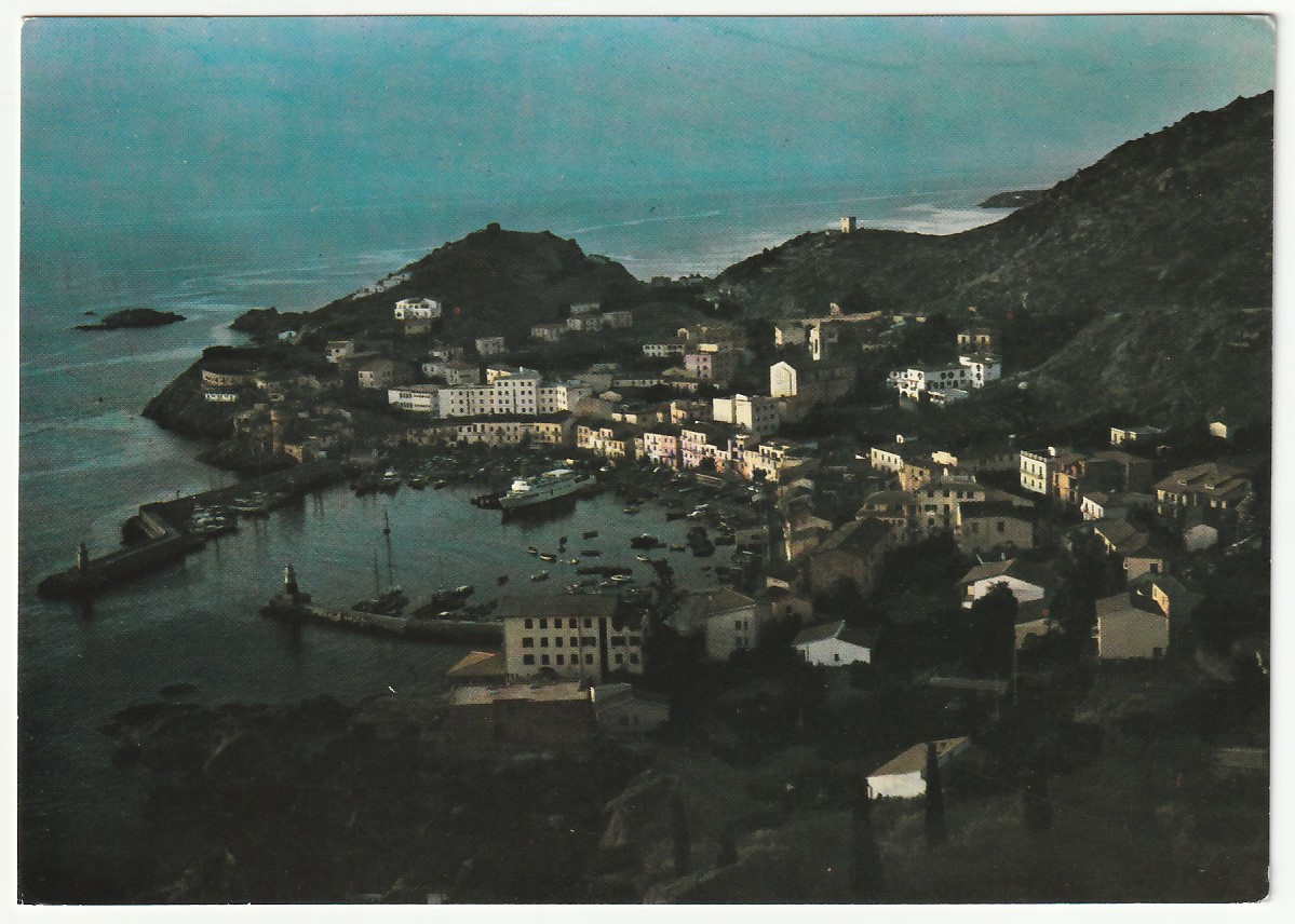Isola Del Giglio - Grosseto - Il Porto - Notturno - Viagg. 1971 -91098-