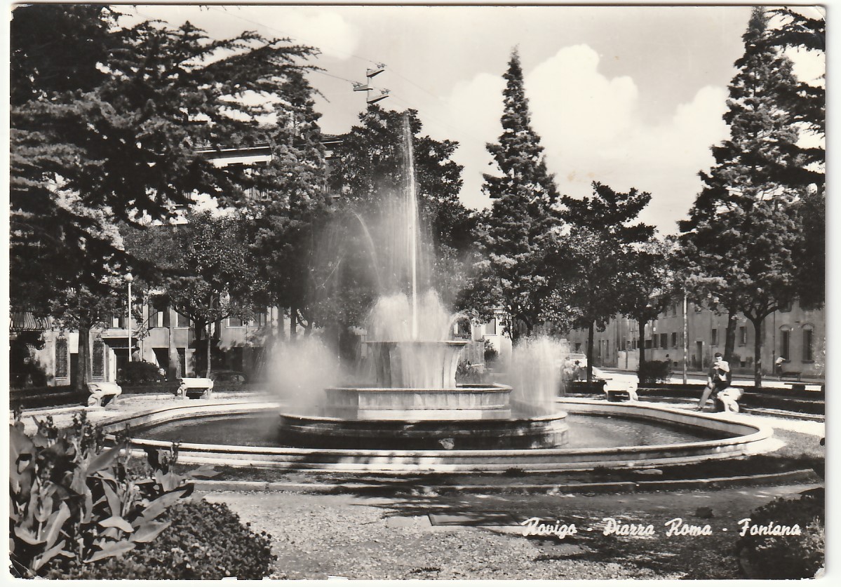 Rovigo - Piazza Roma - Fontana - Viagg. 1963 -91173-