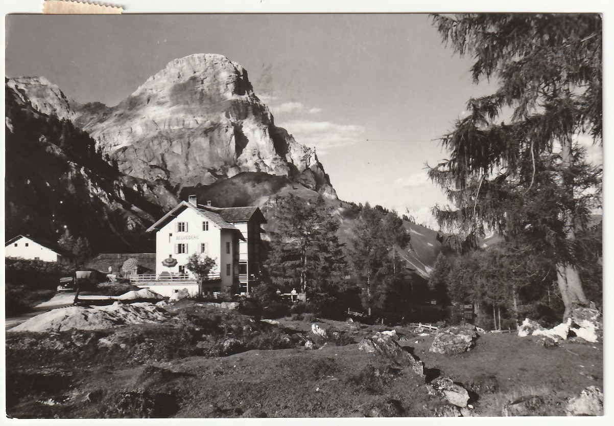 Colfosco - Bolzano - Albergo Belvedere - Viagg. 1958 -91234-