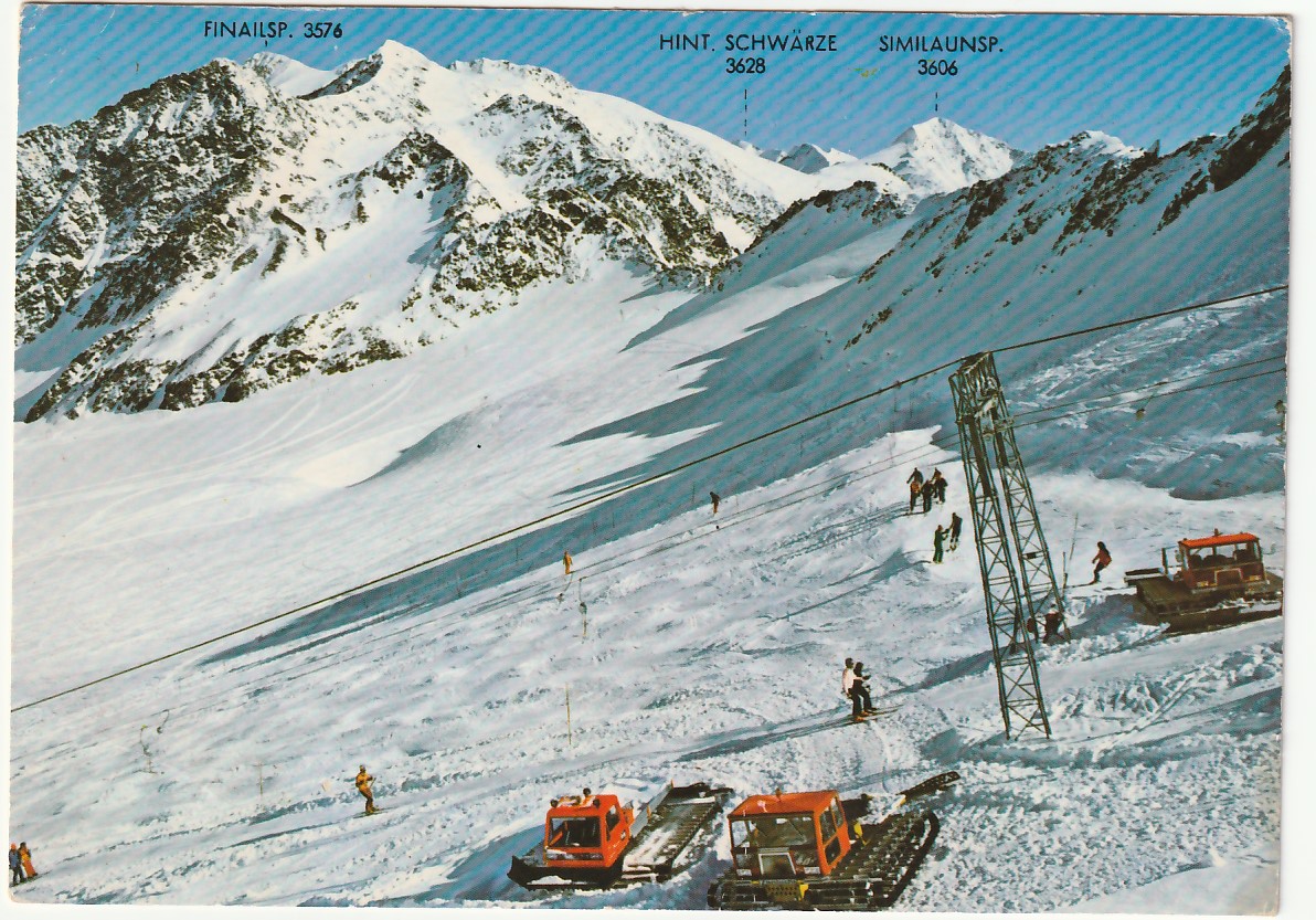 Funivia Ghiacciai Val Senales - Bolzano - Gatto Delle Nevi - Viagg. 1979 -91329-