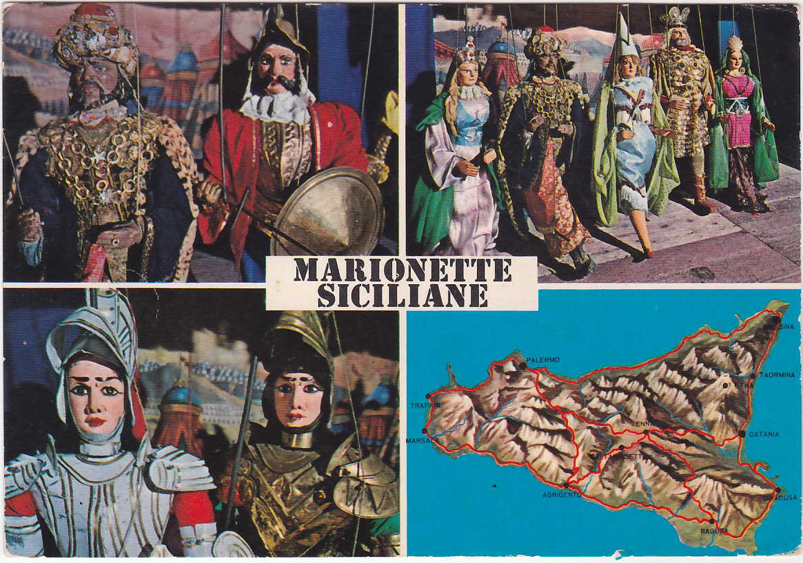 Marionette Siciliane Del Cav. E. Magri' - Pupi - Viagg. 1979 -90065-