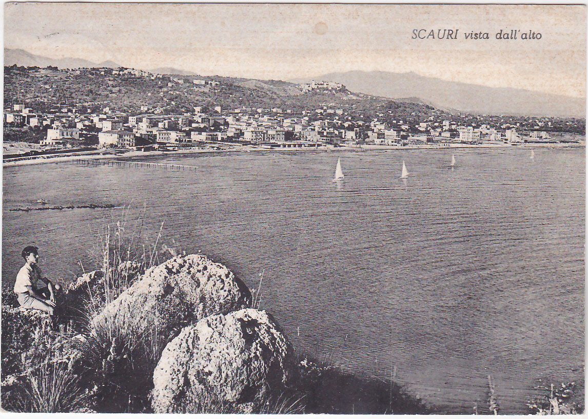Scauri - Latina - Vista Dall'alto - Viagg. 1957 -86581-