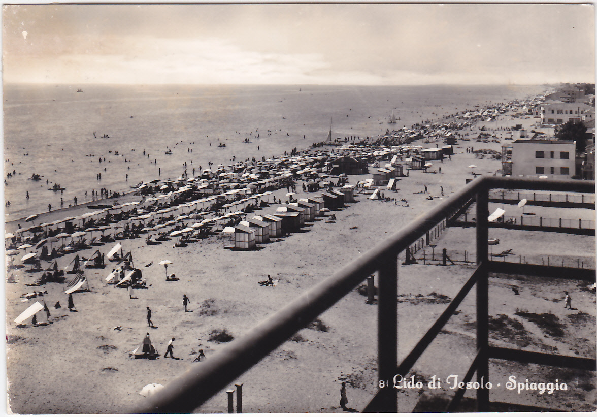 Lido Di Jesolo - Venezia - Spiaggia - Viagg. 1956 -90544-