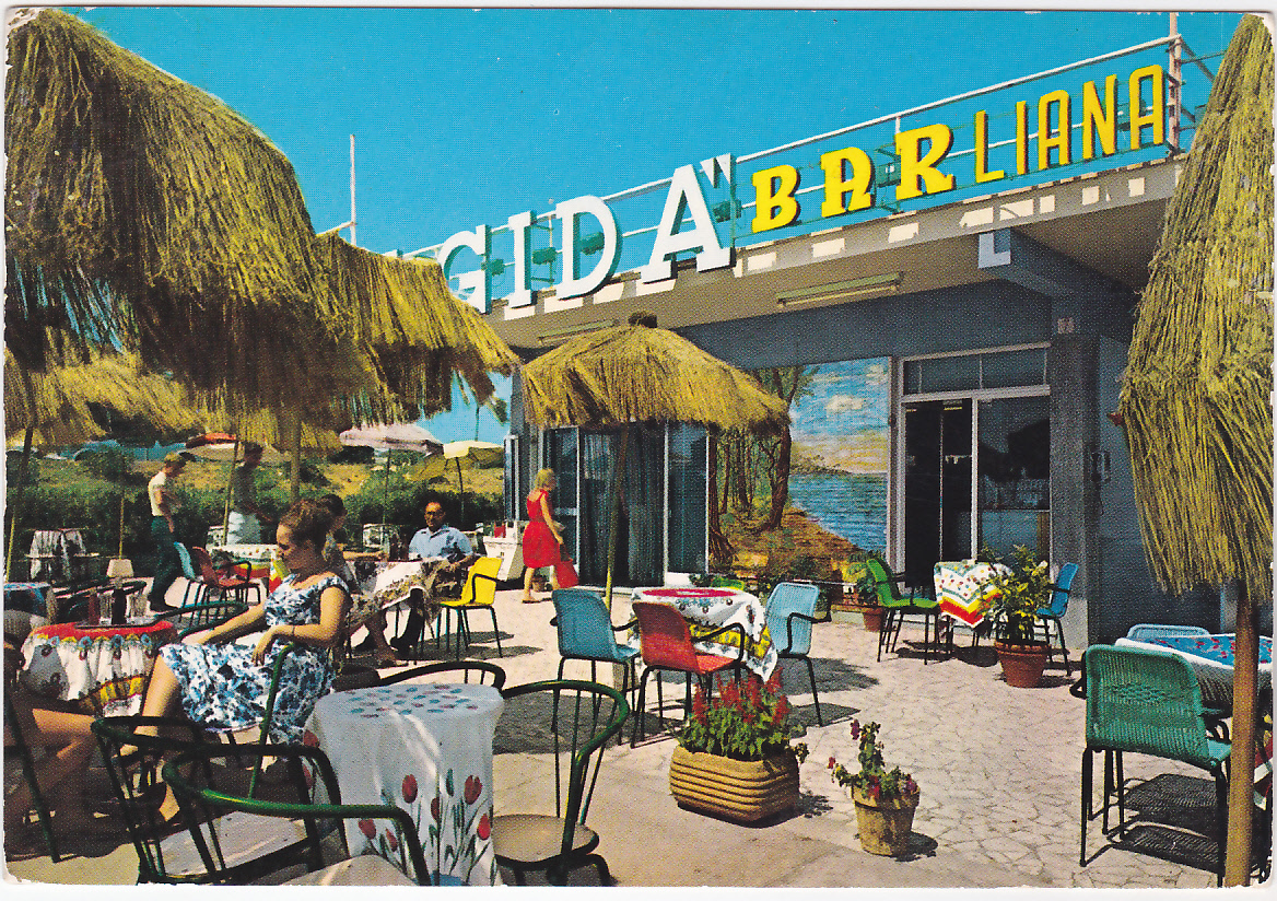 Lido Di Roma - Bar Liana - Viagg. 1970 -86812-