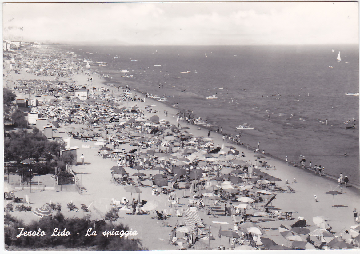 Jesolo Lido - Venezia - La Spiaggia - Viagg. 1966 -85593-