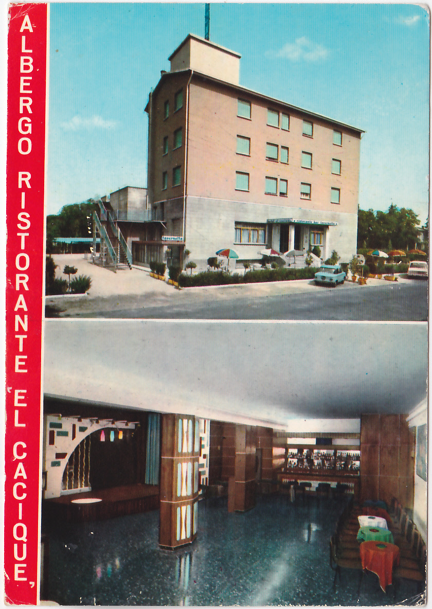 Calcara - Bologna - Albergo Rist. El Cacique - Viagg. 1972 -87016-