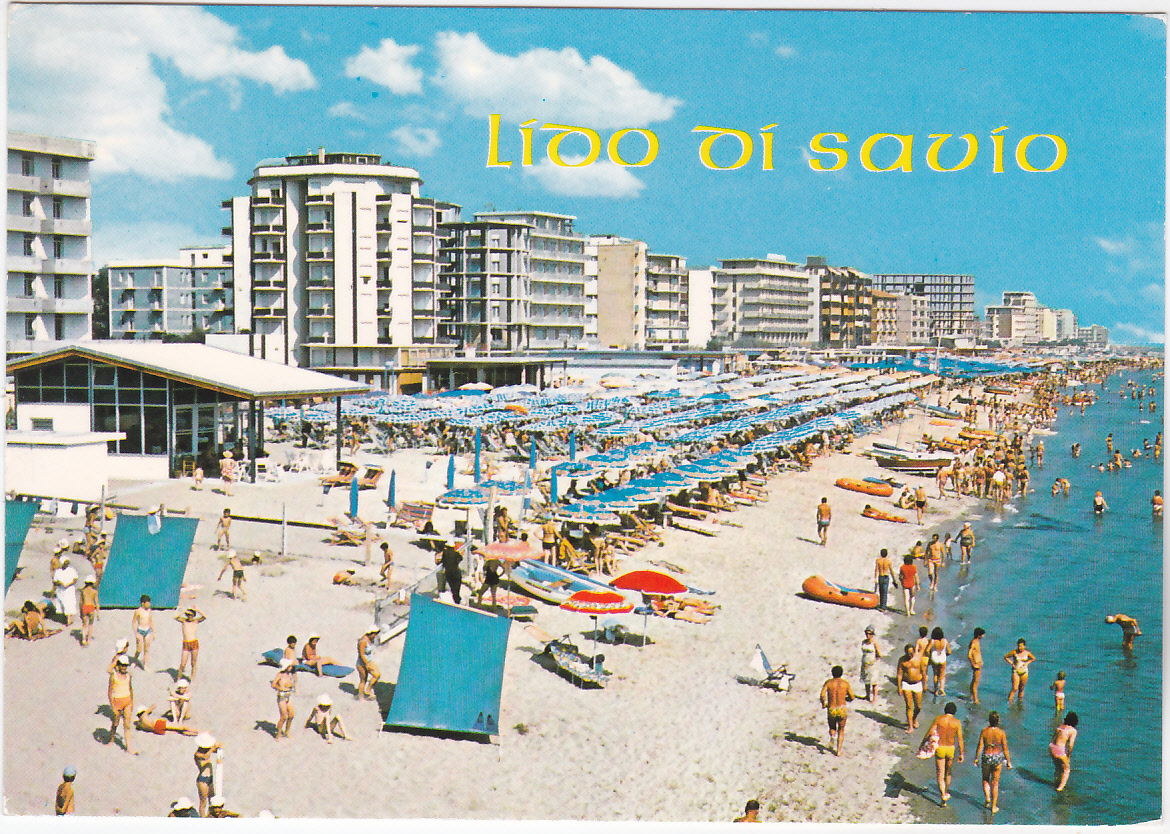 Lido Di Savio - Ravenna - Panorama Della Spiaggia - Viagg. 1977 -87018-