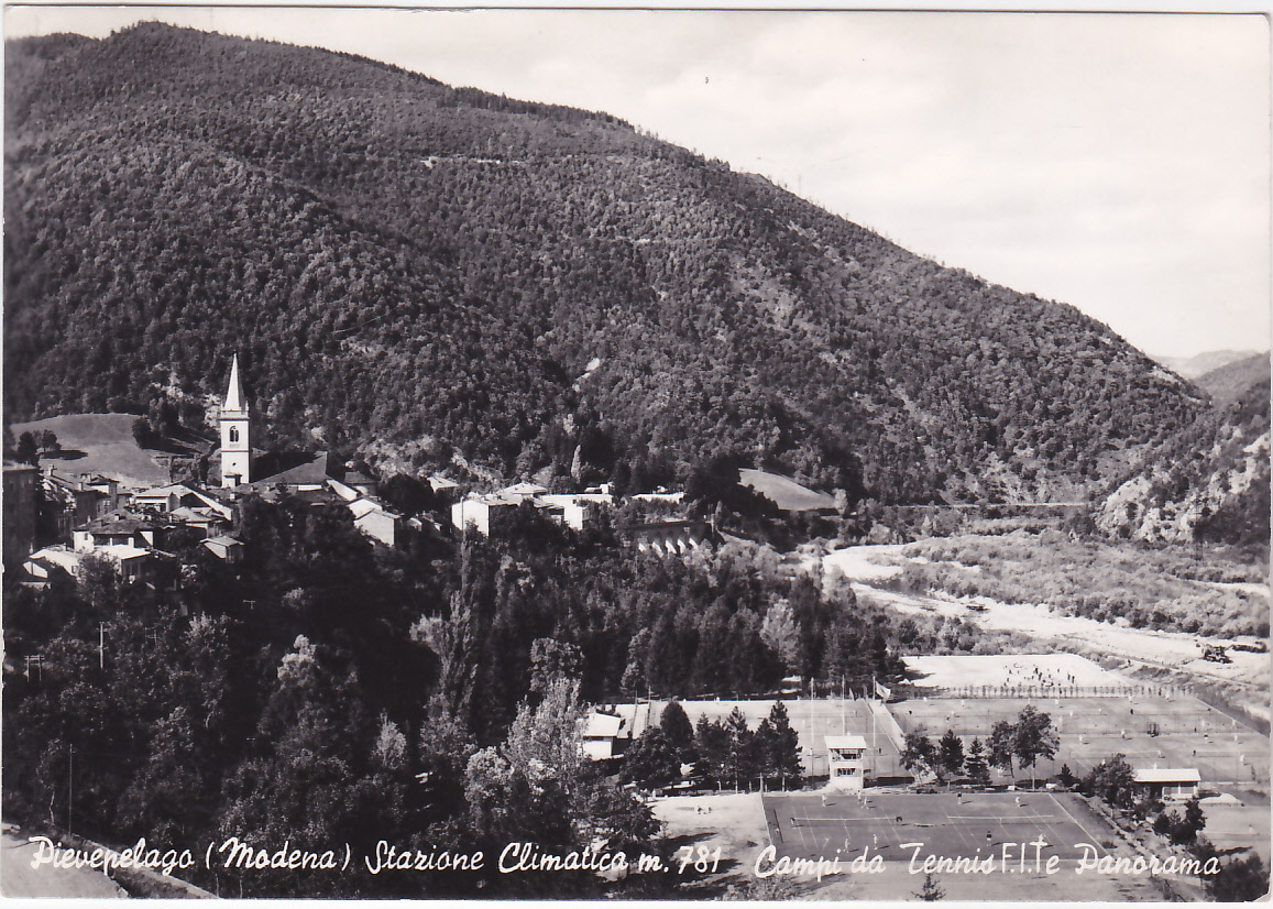 Pievepelago - Modena - Campi Da Tennis - Viagg. 1964 -87032-