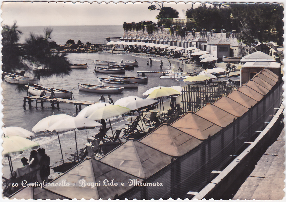 Castiglioncello - Livorno - Bagni Lido E Miramare - Viagg. 1954 -90906-