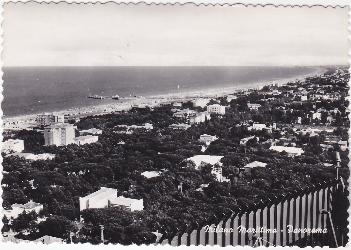 Milano Marittima - Ravenna - Panorama - Viagg. 1961 -87072-